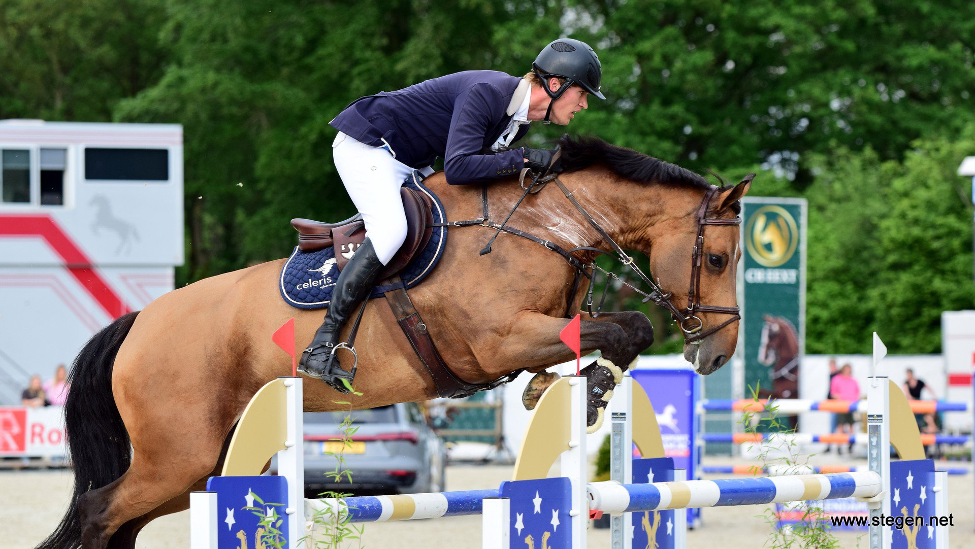 Albert Zoer met enig geluk winnaar van de Grote Prijs op CH Eext ...