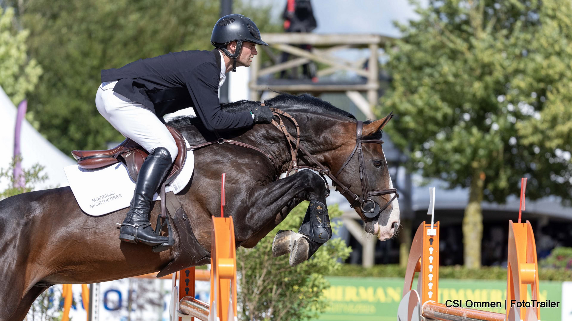 Bas Moerings met hengst Ipsthar beste Neder­lander in ranking­proef CSI Ommen - Stegen.net